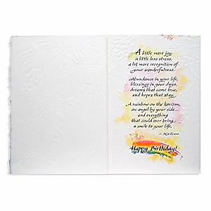 Blue Mountain Arts Birthday Card Assortment—4 Unique Greeting Cards with Uplifting Happy Birthday Wishes for the Special People in Your Life