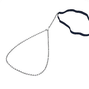 Fashion Rhinestone Elastic Leg Chain Women Fashion Rhinestone Thigh Chain Simple Street Chain Beach Jewelry (silvery)