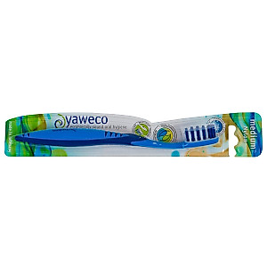 Yaweco Soft Nylon Biobased Toothbrush, 1 EA