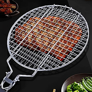 Ellennice Multi-purpose Grill, Portable Barbecue Accessories, With Detachable Handle, Suitable for Vegetables, Steak, Seafood Class, Very Suitable for Home or Outdoor Barbecue Tools