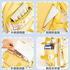 juju Pompompurin Bag Cute Kawaii Stuff - Kawaii Accessories Pompompurin Stuff - Pompompurin Accessories Backpack Cute Backpacks for Adults - Kawaii Bag Japanese Backpack