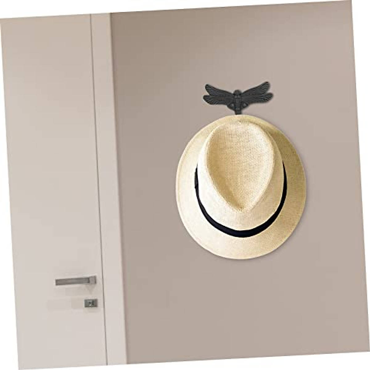 NOLITOY 3 Sets Dragonfly Hook Hat Wall Hangers Utility Hook Dragon Towel Hook Key Hooks Decorative Wall Hooks Hat Mounted Hooks Dragonfly Design Hook Bath Towel Coat Wrought Iron