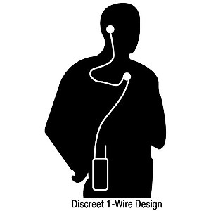 Sheepdog Quick Disconnect Police Lapel Mic, Compatible with Motorola APX 6000 APX 7000 APX 8000 and APX 4000 Radios, Law Enforcement Earpiece Headset