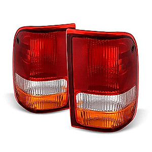ACANII - For 1993-1997 Ford Ranger Rear Tail Lights Brake Lamps Set Left+Right 93 94 95 96 97