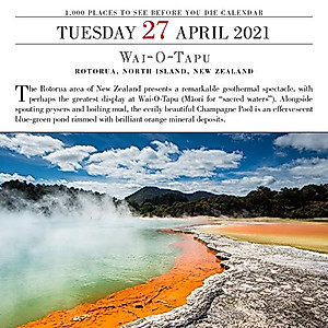 1,000 Places to See Before You Die Page-A-Day Calendar 2021