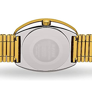 Rado Unisex Original Stainless Steel Swiss Automatic Watch, Yellow (R12413503)