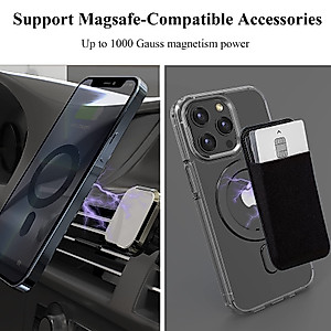 LDSXAY Universal MagSafe Ring, 2 PCS Magnet Sticker Magnetic Adapter Ring Compatible with Magsafe Accessories & Wireless Charging for iPhone 16/15/14/13/12/11 Pro Max Mini, Galaxy S24/S23/S22 (Black)