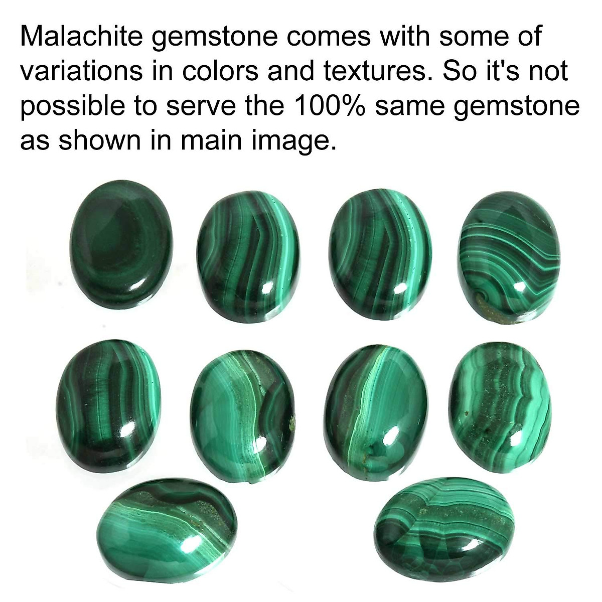 JEWELOPORIUM 925 Sterling Silver Ring for Women Green Real Malachite Stone Fashion Silver Ring Size 8.5 Anniversary - Gift Boho Jewelry