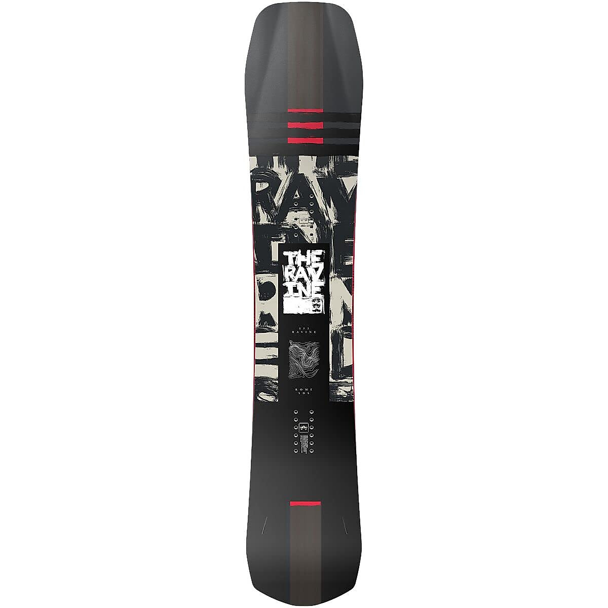 Rome SDS Ravine Men's Snowboard, Size 155 cm, Directional, Black Base New 2022