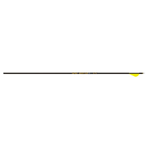 Gold Tip Hunter Pro Arrow with Raptor Vane (Pack of 6), Black, 340