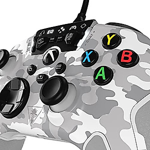 Turtle Beach Recon Controller Wired Game Controller Officially Licensed for Xbox Series X, Xbox Series S, Xbox One & Windows - Audio Enhancements, Remappable Buttons, Superhuman Hearing – Arctic Camo