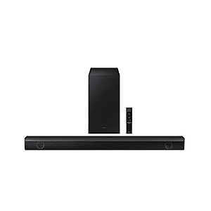Samsung 2.1Ch 360W Soundbar with Wireless Subwoofer Black HW-B53M (Renewed)