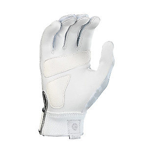 EASTON Lauren Chamberlain LC Pro Fastpitch Softball Batting Gloves | Adult Medium | White