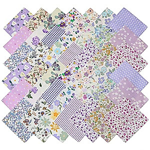 Purple Series Charm Pack by Nodsaw; 42-5" Cotton Fabric Quilt Squares