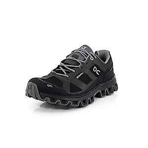 ON-Running Womens Cloudventure Waterproof Black/Graphit Running Shoe - 7