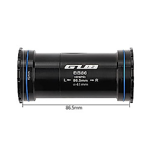 COONIUM BB86 / BB92 Threaded-Together Ceramic Bearing Press-fit BB Bottom Bracket Compatible with 24mm Shimano or 22/24mm SRAM GXP Crank Spindle