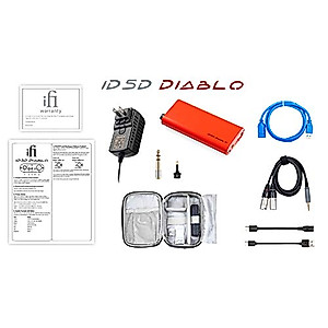 iFi iDSD Diablo Purist Portable DAC/Headphone Amplifier - USB/SPDIF Input - 4.4mm Balanced Output - 4.4mm & 6.3mm Headphone Jacks