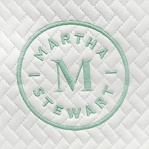 Martha Stewart SleepComplete Queen Mattress in a Box, Medium-Firm Triple-Action Cooling Gel Memory Foam Mattress, Removable Coolweave Jacquard Cover, 12", White