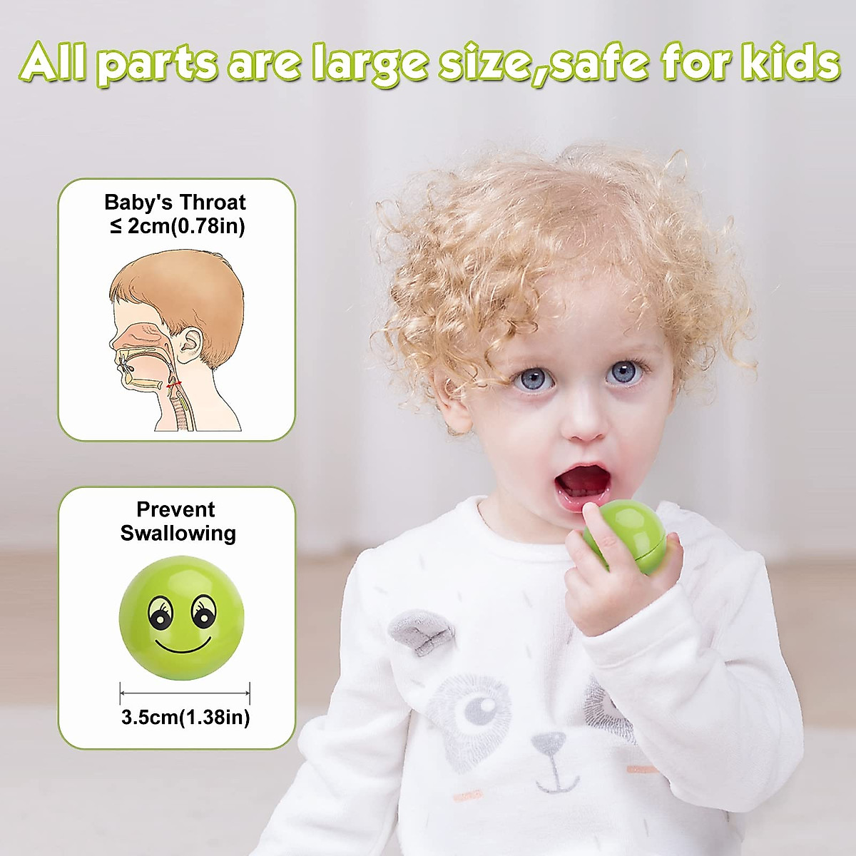 kramow 44 PCS Magnetic Balls and Rods Set, Magnetic Building Sticks Blocks Toys, Magnetic Construction Toys 3D Educational STEM Toys for Kids Age 3+