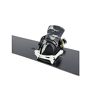Burton Men's Cartel Re:Flex Snowboard Bindings (White/Graphic, Large)
