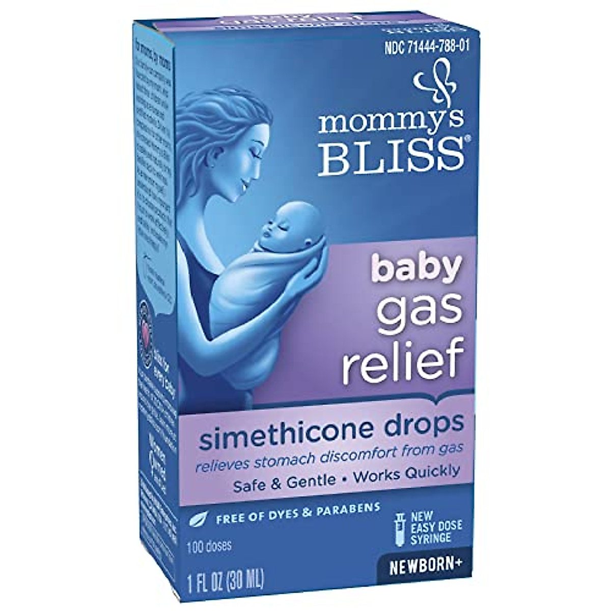 Mommy's Bliss Gas Relief Drops Bottle, Ginger extract flavor, 1 Fl Oz