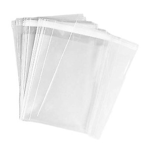 ericotry 100 Pcs 9x12 Clear Resealable Cello/Cellophane Bags Good for Bakery Candle Soap Cookie Poly Bags Gift T-Shirt and Artwork Packing Party Treat Wrap