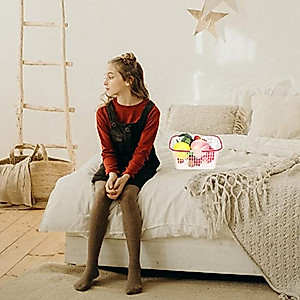 Yardwe Plastic Fruits Picking Baskets 5pcs Kitchen Plastic Baskets with Handle Mini Shopping Basket Decorative Basket Fruit Picking Basket for Vegetables Garden Gathering