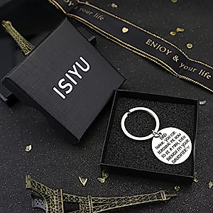 Dad Keychain From Daughter Step Dad Gifts for Dad From Daughter Dad Birthday Gift Best Dad Ever Gifts Father's Day Thanksgiving Valentine’s Day Keychain to Papa