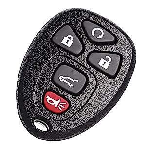 Remote Key Fob Replacement Fits for Chevy Traverse 2007-2016 Tahoe Suburban GMC Acadia Yukon XL Buick Enclave Cadillac Escalade Saturn Outlook OUC60270 OUC60221 Keyless Entry Remote Control 15913415