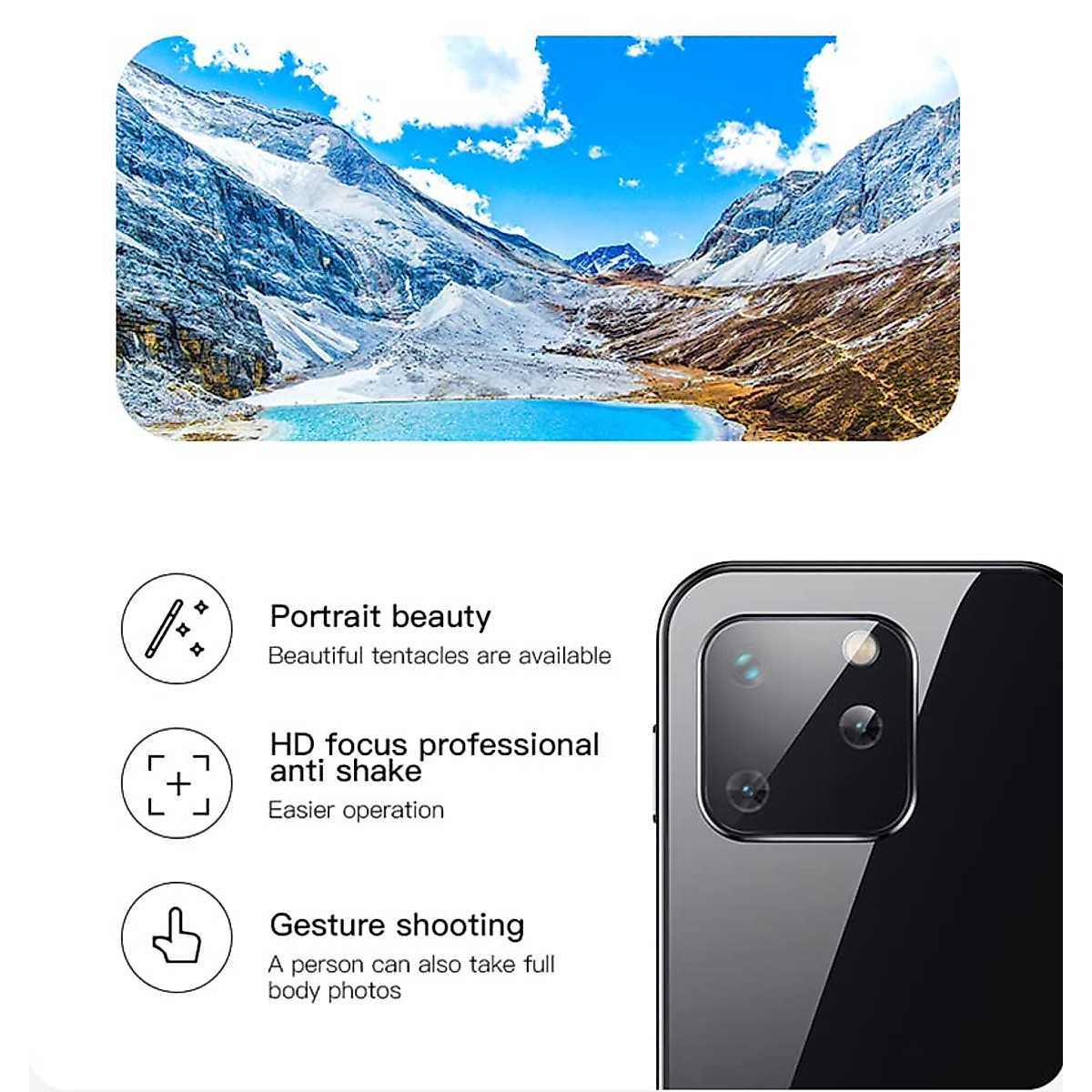 SOYES XS13 Super Mini 3G Smartphone Android 6.0 Portable Small Mobile Phone 2.5'' 1GB RAM 8GB ROM Backup Cellphone Lightweight 500mAh 5MP Student Cellphone Quad Core Celular (Green)