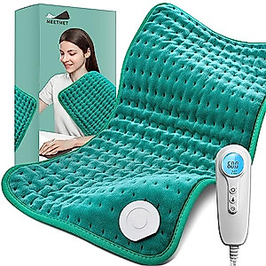 Heating Pad for Back, Neck, Shoulder Pain and Cramps, Electric Heating Pads with Auto Shut Off, Moist Dry Heat Options, Gifts for Women, Men, Mom, Dad, Wife, Husband, Christmas, Birthday