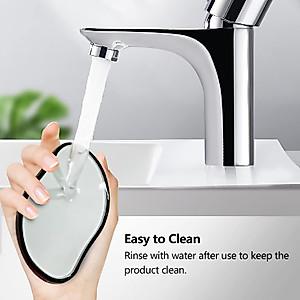 Crystal Hair Eraser,Magic Crystal Hair Remover for Men&Women-Painless Soft Smooth Silky Skin Crystal Hair Removal for Arms,Legs and Body,Fast&Easy Exfoliate (Black)