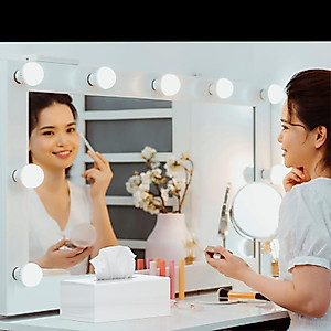 FEMELI Acrylic Tissue Box Cover,Rectangular Facial Tissue Holder Case Dispenser for Bathroom Kitchen Bedroom Office