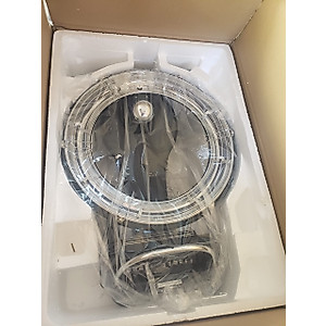 Professional Salon Orbiting Infrared Ring Hair Dryer Color Processor Accelerator Adjustable Standing with Rolling Base (1100W)