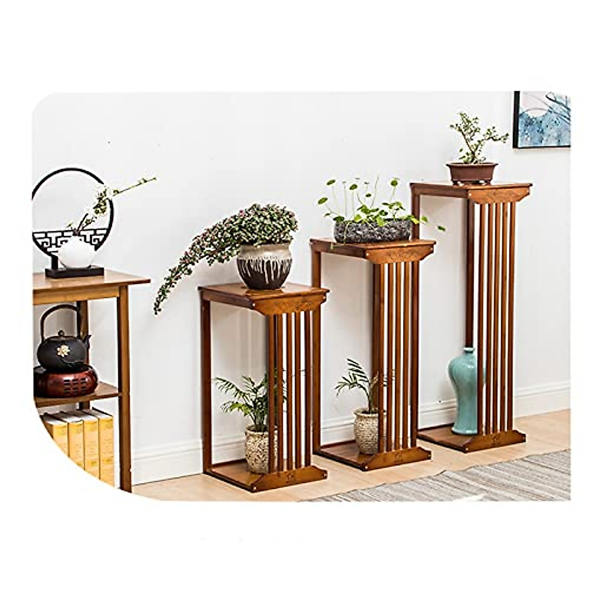 Bonsai Base Stand Plant Display Stand Indoor Tall Plant Stand Table for Corner Plant Holder Display Rack Display Stand Base (Size : Small)