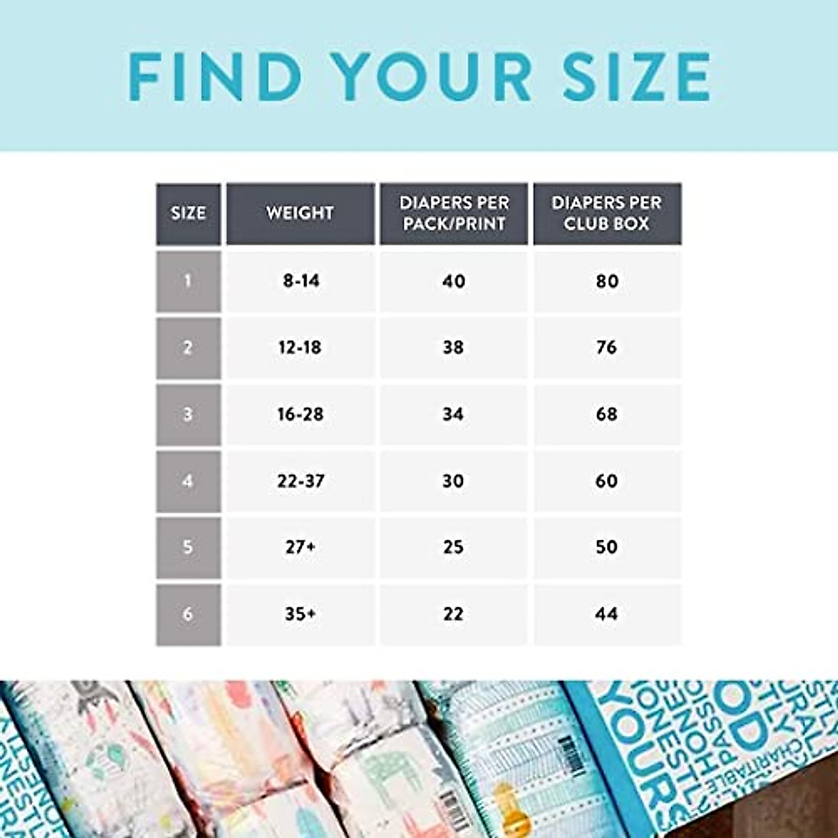 The Honest Company Clean Conscious Diapers | Plant-Based, Sustainable | Wild Thang + Flower Power | Club Box, Size 3 (16-28 lbs), 68 Count