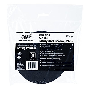 Meguiar's WRSBP Soft Buff Rotary Soft Backing Plate, 7" and 8" 1 Pack