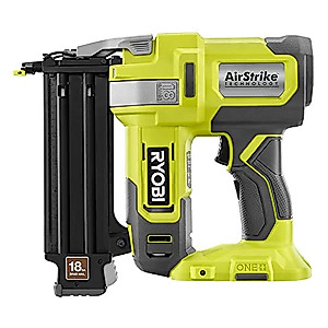 RYOBI 18V ONE+ AirStrike 18GA Brad Nailer Kit (Bulk Packaged) P321K (Renewed)