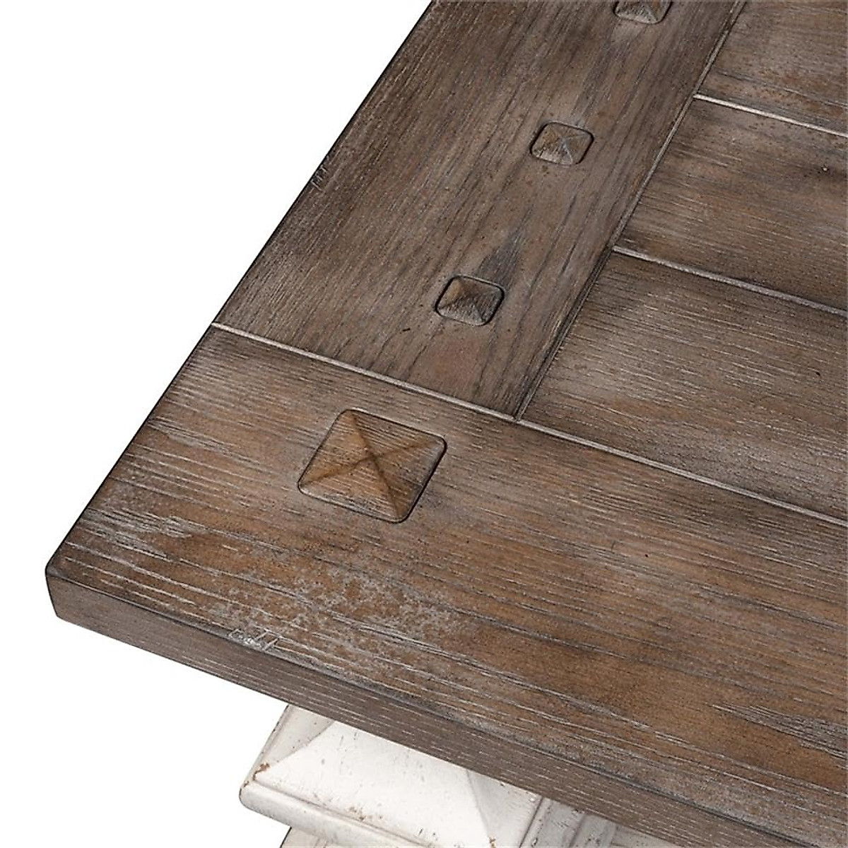 Liberty Furniture INDUSTRIES Cocktail Table in Heavy Distressed White