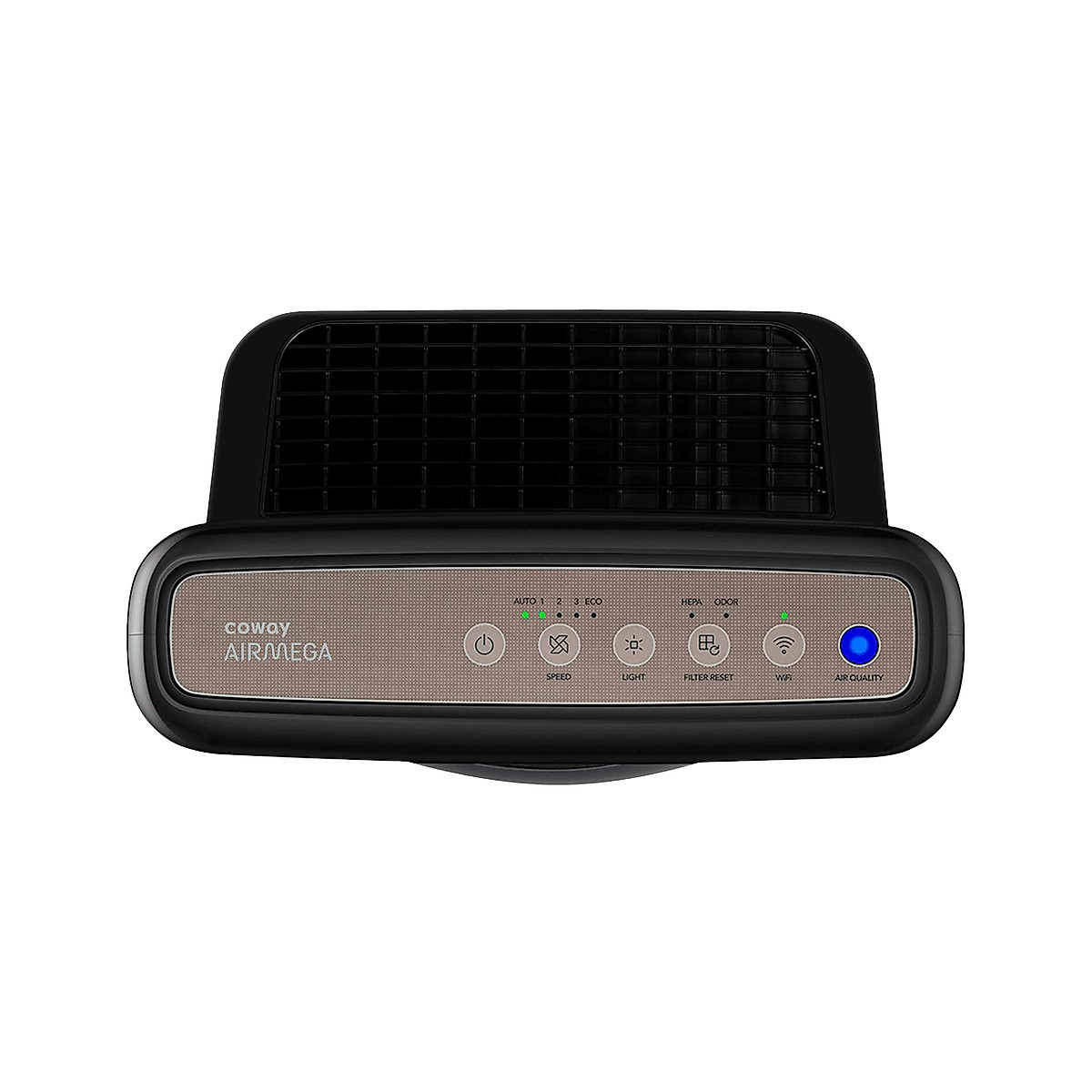 Coway Airmega AP-1512HHS App-Enabled Smart Technology, Compatible with Amazon Alexa True HEPA Air Purifier, Black/Bronze