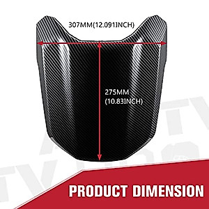 A & UTV PRO Ryker Mono Seat Cowl, Carbon Fiber Pattern Mono Seat Cowl Cover Kit for Can Am Ryker All Models Accessories, Replace OEM # 219401001, 1PCS
