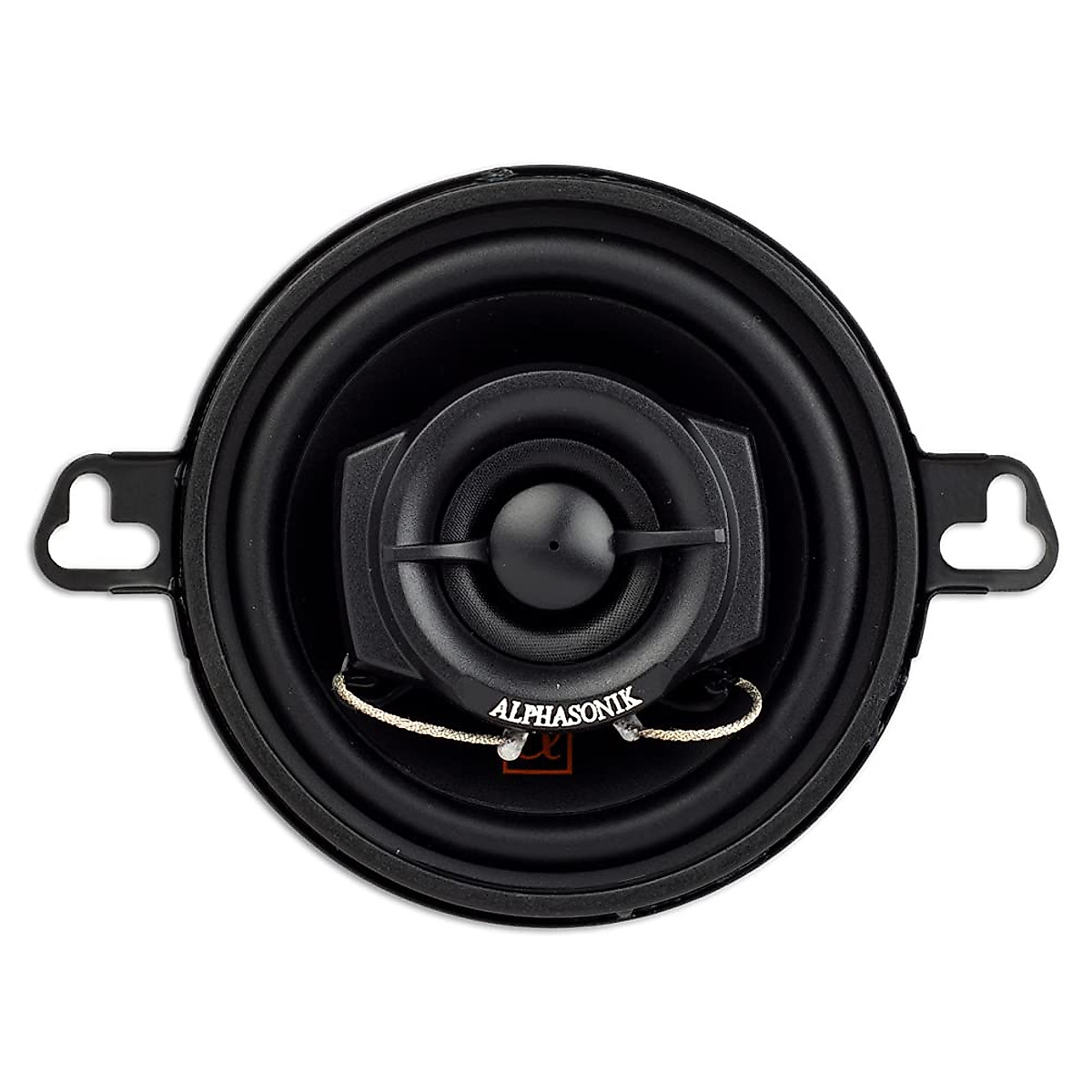 Alphasonik 1 Pair of NS35 Neuron Series 3.5" (180 Watts Max for The Pair) 90 Watts Max Per Speaker 2-Way Full-Range Car Audio Speaker with PEI Dome Tweeter Polypropylene Cone