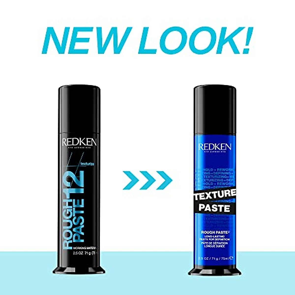 Redken Texture Paste Hair Styling Paste for Definition | Adds Long-Lasting Style & Definition | Relaxed & Deconstructed Styling | Rough Paste | Medium Hold | For All Hair Types | 2.5 Oz