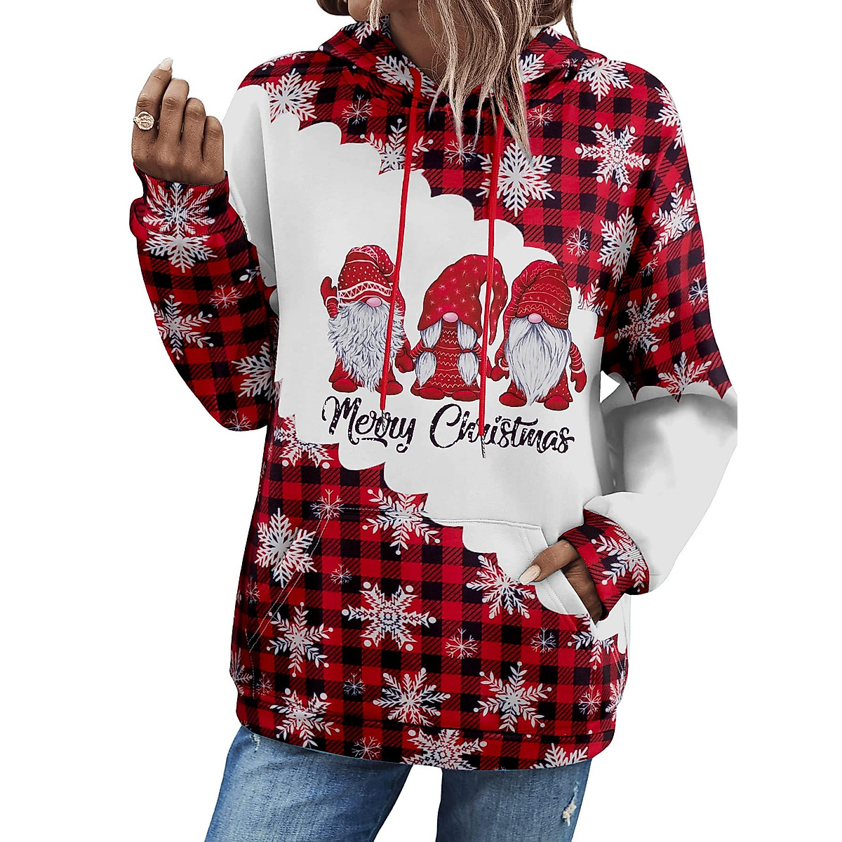 FAYALEQ Christmas Sweatshirt Women Christmas Believe Tree Shirt Xmas Vacation Graphic Casual Long Sleeve Pullover Tops Blouse