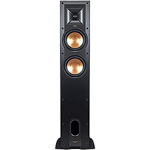 Klipsch Reference R-26FA Floorstanding Speaker, Black, Pair (Renewed)