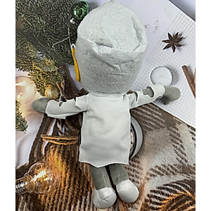 JHESAO 12" Plants and Buckethead Zombies Plush Toys Normal Zombies PVZ Plushies 1 2 Stuffed Soft Doll Buckethead Zombies New