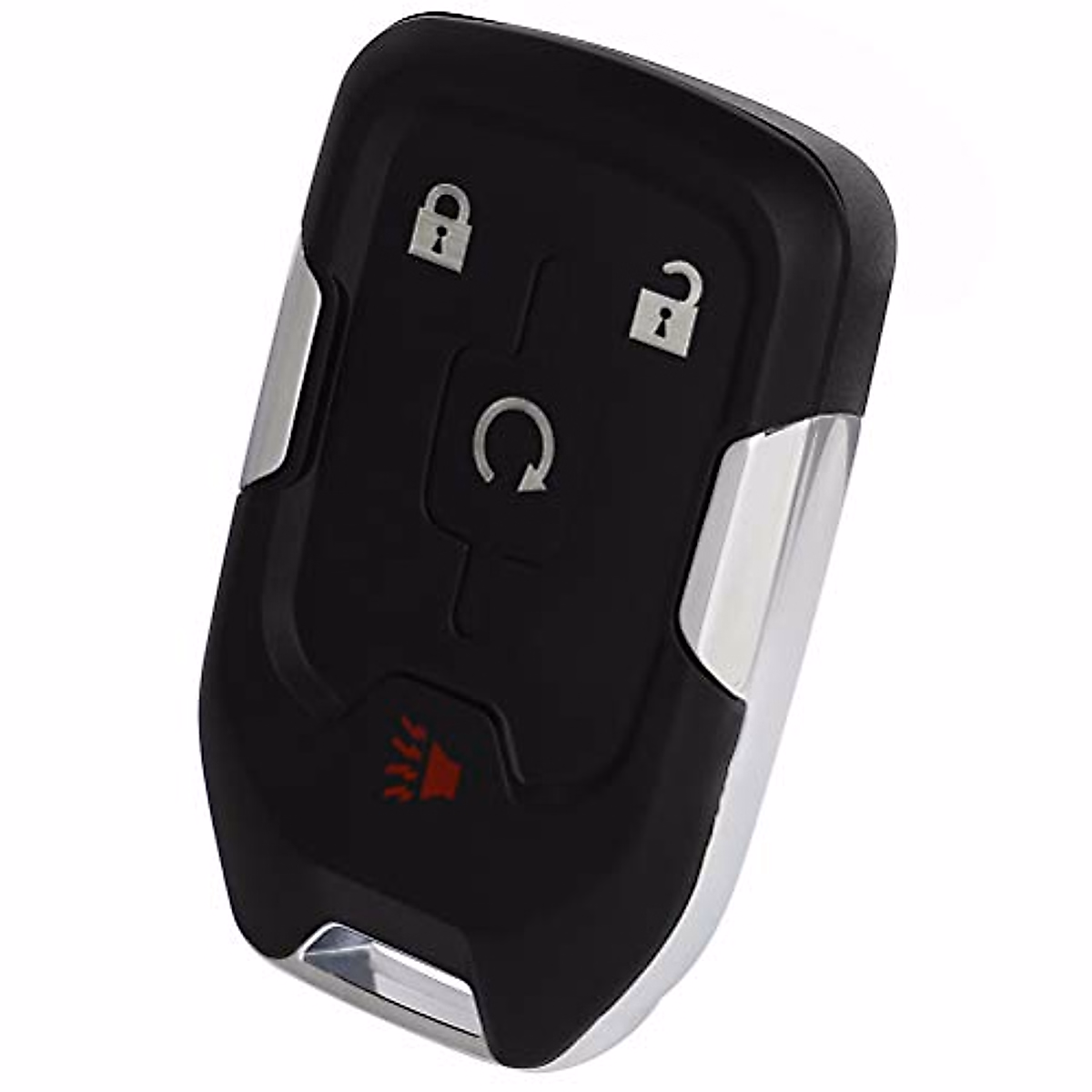 SCITOO Keyless Entry Remote Key Fob SHELL CASE Replacement for 4 Buttons Uncut Car Key for GMC DENALI XL 2017-2020 1pc FCC 13584513 HYQ1EA