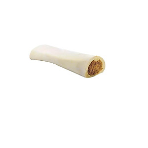 MPP Stuffed Peanut Butter 6 Inch Shin Dog Bones Refillable Nutritious Dental Chew (1 Bone)
