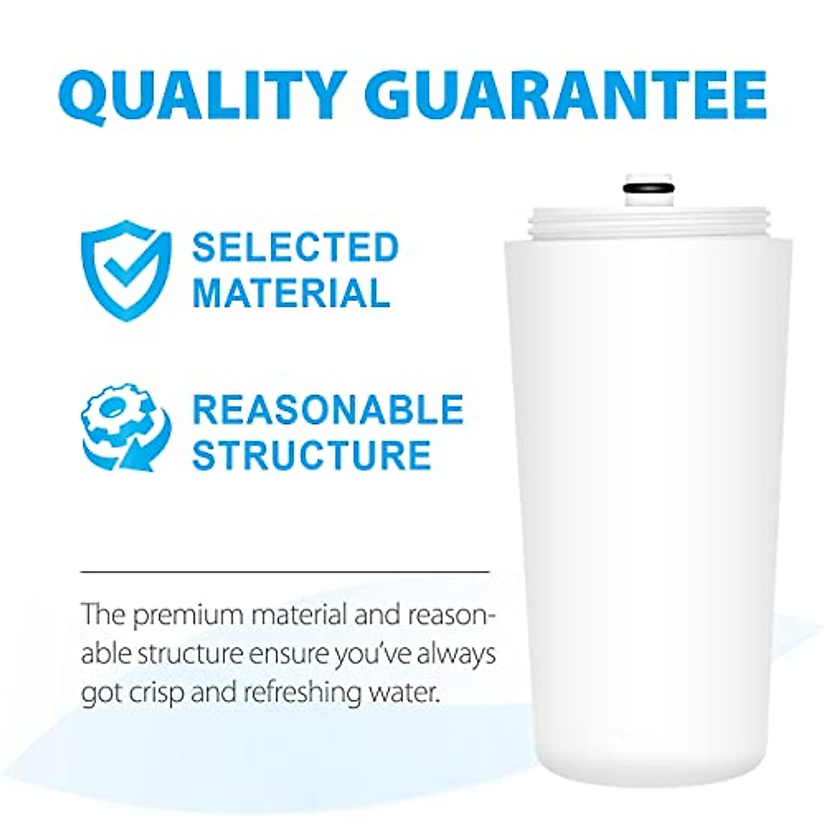Waterdrop AQ-4125 Shower Filter Replacement Cartridge for Aquasana® AQ 4125, AQ-4100, AQ-4100NSH, AQ-4105 Shower Water Filter System, Jonathan Product Beauty Shower Filter