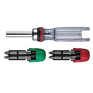 VESSEL CRYSTALINE Ratchet Screwdriver with Insert Bit SET (+, TORX, HEX (16 PC. SETJ))